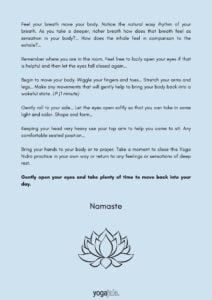 Free Yoga Nidra Script For Deep Rest And Relaxation